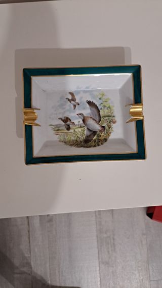 Posacenere in porcellana de Limoges 