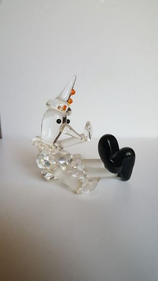 Pinocchio in swaroski e vetro di Murano cm.6x7