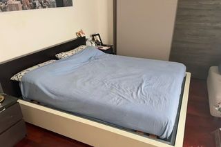 Letto king size con contenitore 