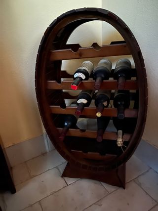 Portabottiglie in legno 