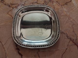 piattino in argento 