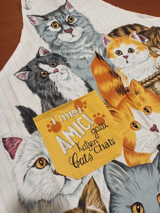 Grembiule cucina gatti