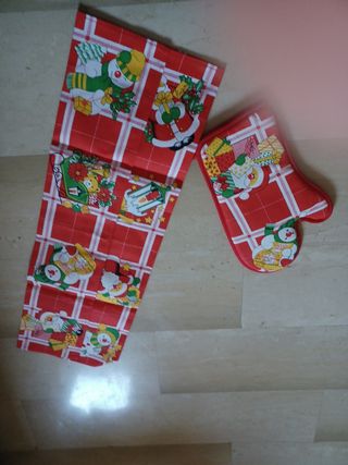 canovaccio + guanto forno