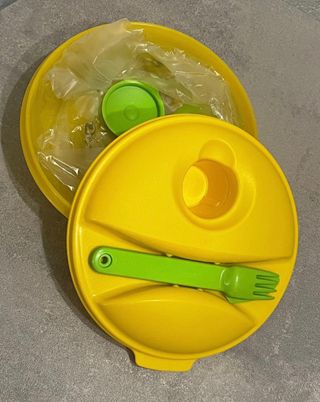 Portamerenda più ciotola Tupperware