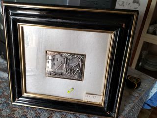 quadro immagine in argento 9.25
