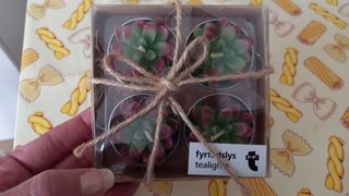 Confezione 4 mini candele 