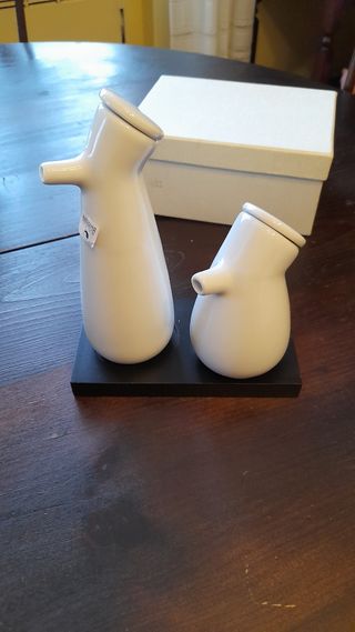 olio e aceto ceramica ..nuovo.Kharma living