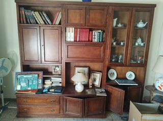 mobile libreria finitura noce