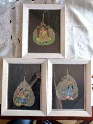 3 QUADRETTI INDIANI quadri pinturas imagen