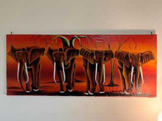 Dipinto a mano su telaio! 