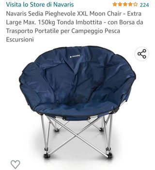 Sedia campeggio pieghevole