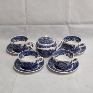 Servizio da te con zuccheriera ceramica Enoch Wedg