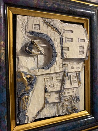 Quadro con scultura 3D