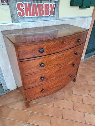 Como italiano in piuma di mogano 