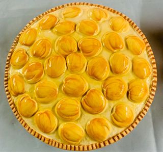 Tortiera con coperchio in ceramica 