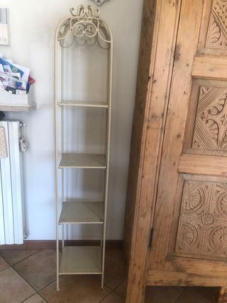 Etagere Libreria in ferro avorio