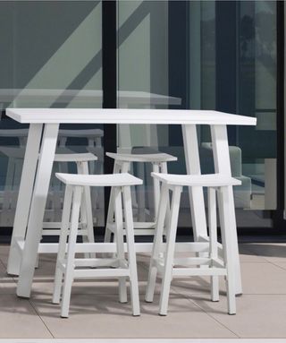 Tavolo bar con sgabelli Bizzotto