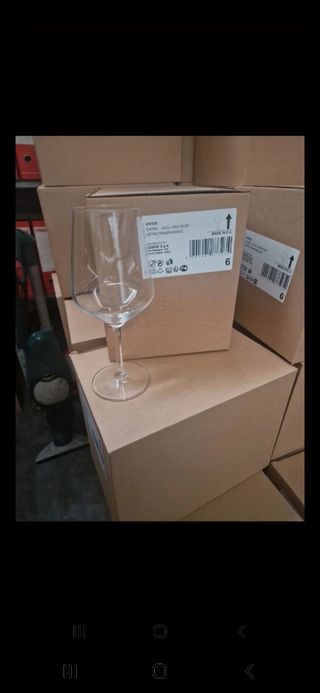 6 bicchieri calici vino/prosecco