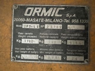 Ormic commissionatore