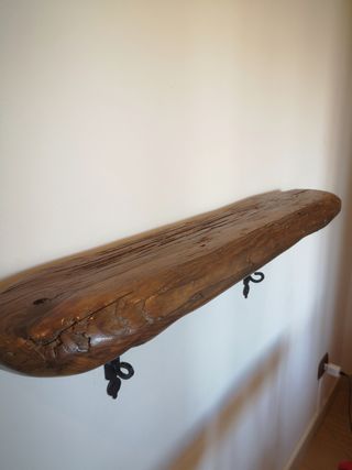 mensola in legno marino