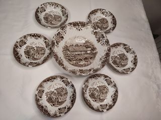 Set ciotole per frutta inglese