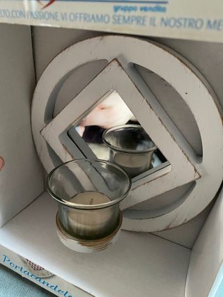 Portacandela specchio 