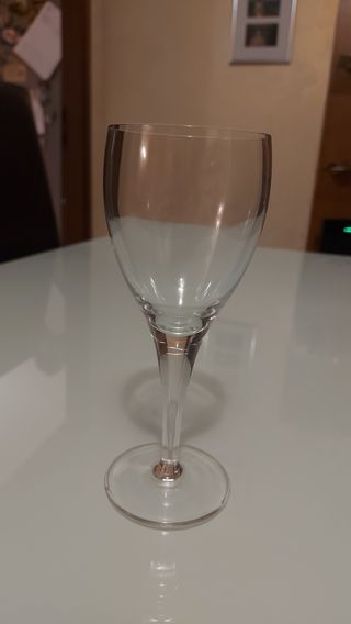 Calici acqua/vino in vetro 6 pezzi