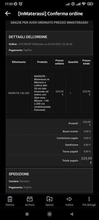 materasso piu doghe una piazza e mezza