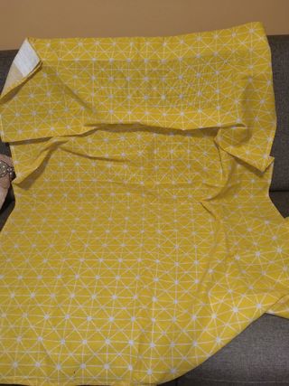 N 3 tende colore giallo misura 130x100