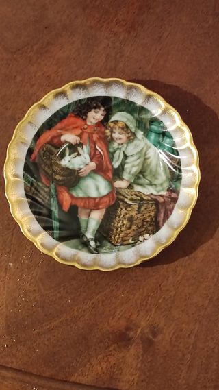 Piattino in ceramica di Limonges