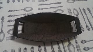 Saldi 2,50€ Piatto vintage legno toscano artigiano