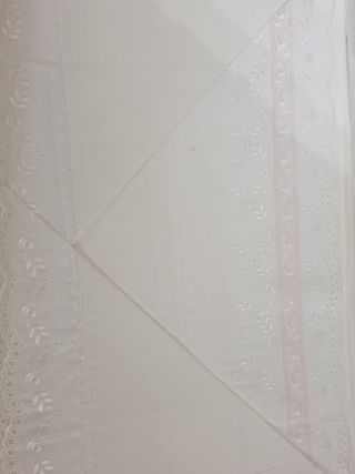 lenzuola con pizzo sangallo 