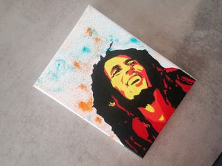 Bob Marley quadro tela