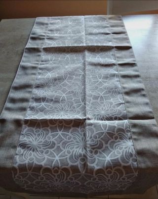 runner di stoffa  beige 