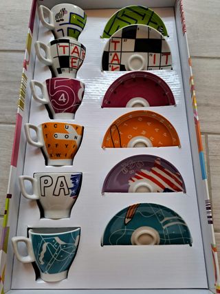 Set 6 Tazze Caffe Tognana - NUOVO
