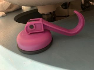 Gancio lilla per asciugamani