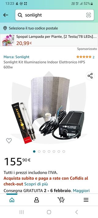 sonlight  indoor 600w