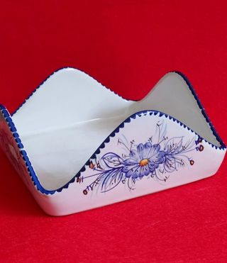 Porta tovaglioli in ceramica di Vietri 