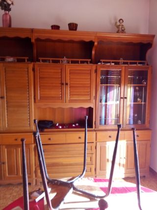 vendo parete in legno antica