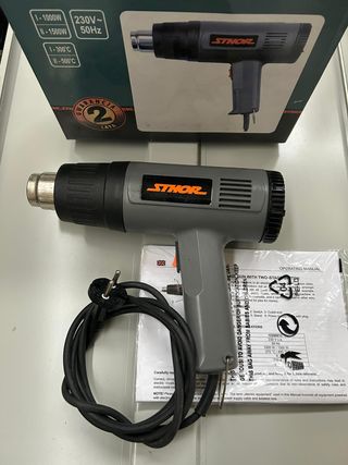 Pistola termica con accessori Sthor