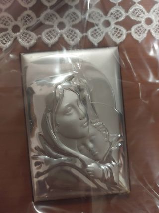 oggetto legno e argento
