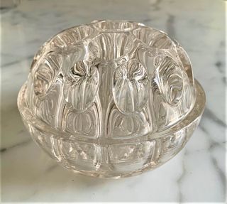 Flower frog vintage in cristallo porta fiori recis