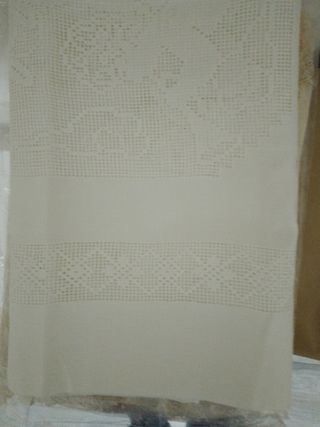 tovaglia x12 tutta sfilato amano senza tovaglioli