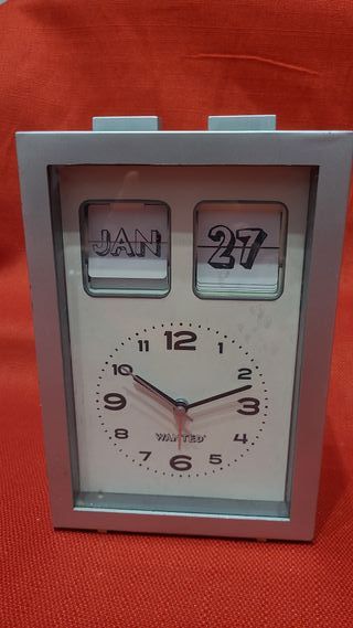 Orologio da tavolo sveglia, datario giorno e mese