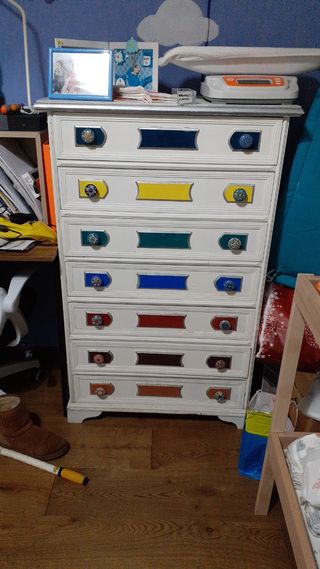 cassettiera stile settimino