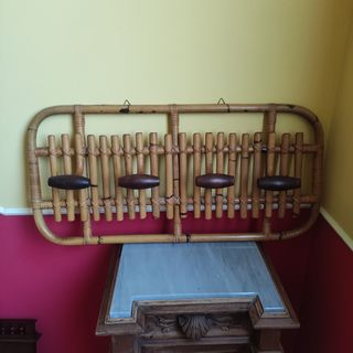 Attaccapanni bambù anni '70