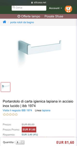 Porta rotolo