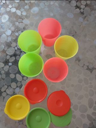 Mini bicchieri Tupperware