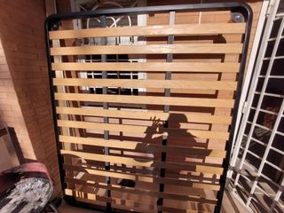 rete matrimoniale con doghe in legno 