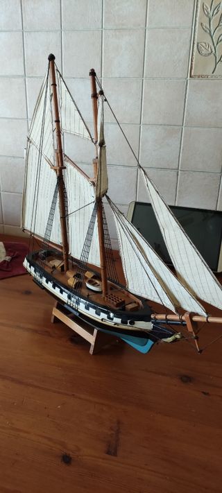 Mondello barca a vela d'epoca (la recouvrance)